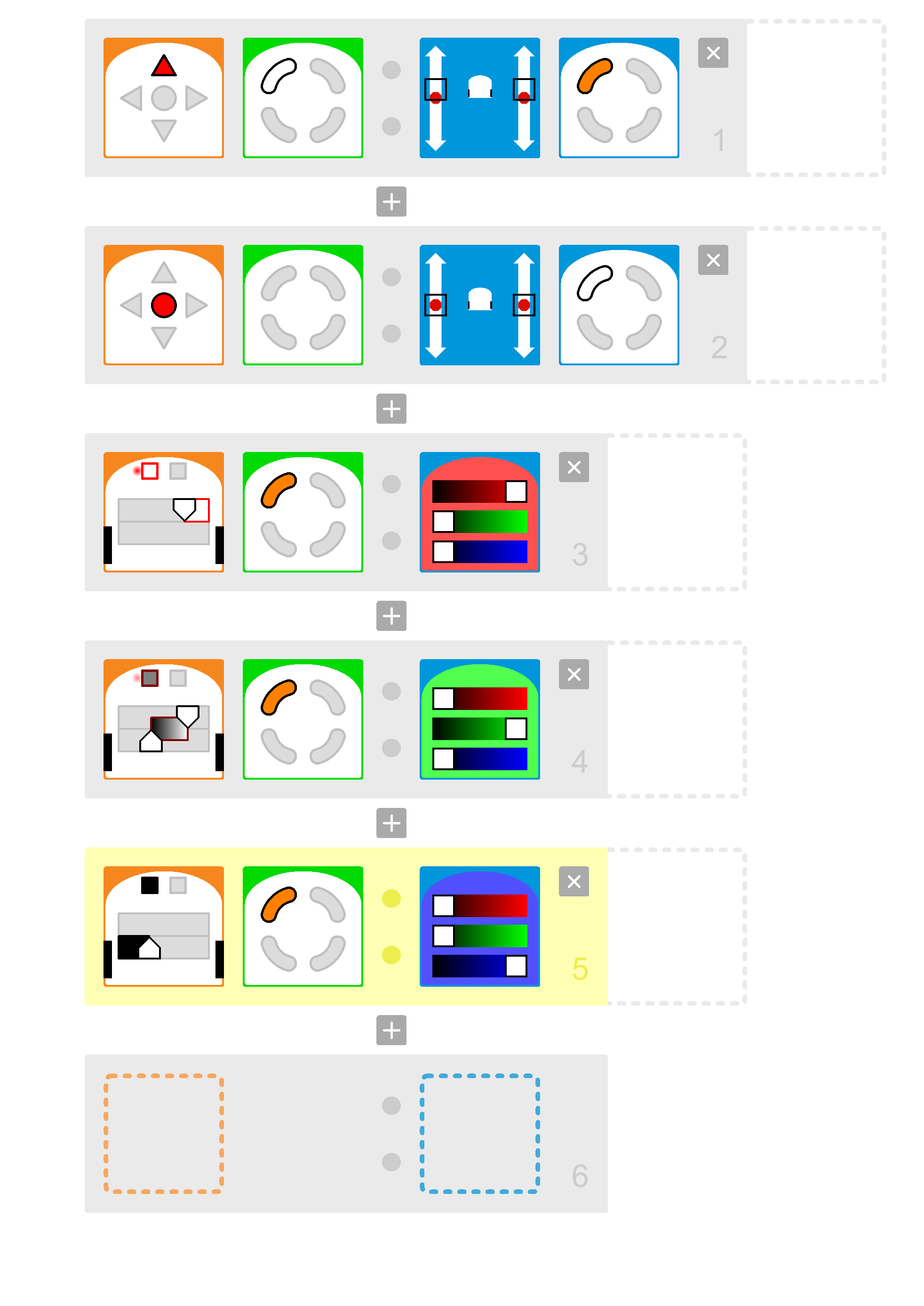 Projet « Robotique » – Variante du projet avec Aseba_VPL — Pixees