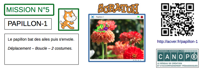 Initiation à Scratch : des missions et des cartes. — Pixees