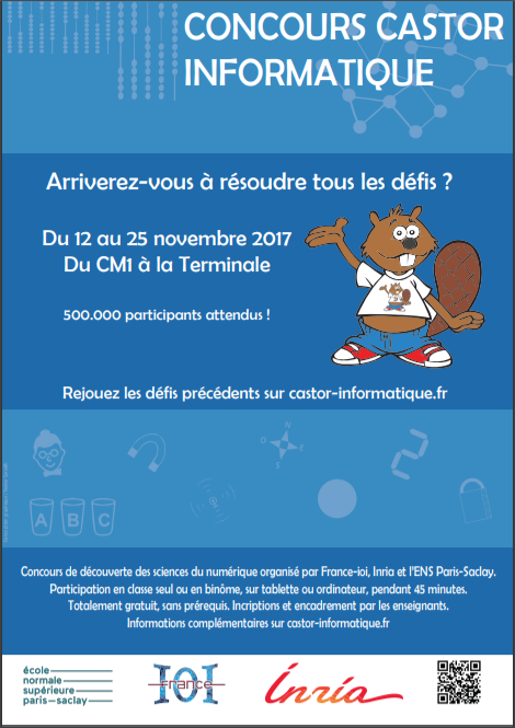 Concours Castor Informatique : arriverez-vous à résoudre tous les défis ...
