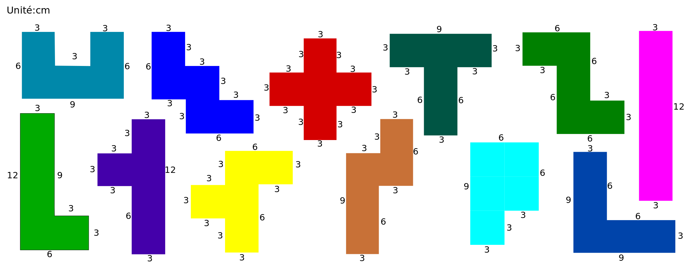 Pentominos — Pixees