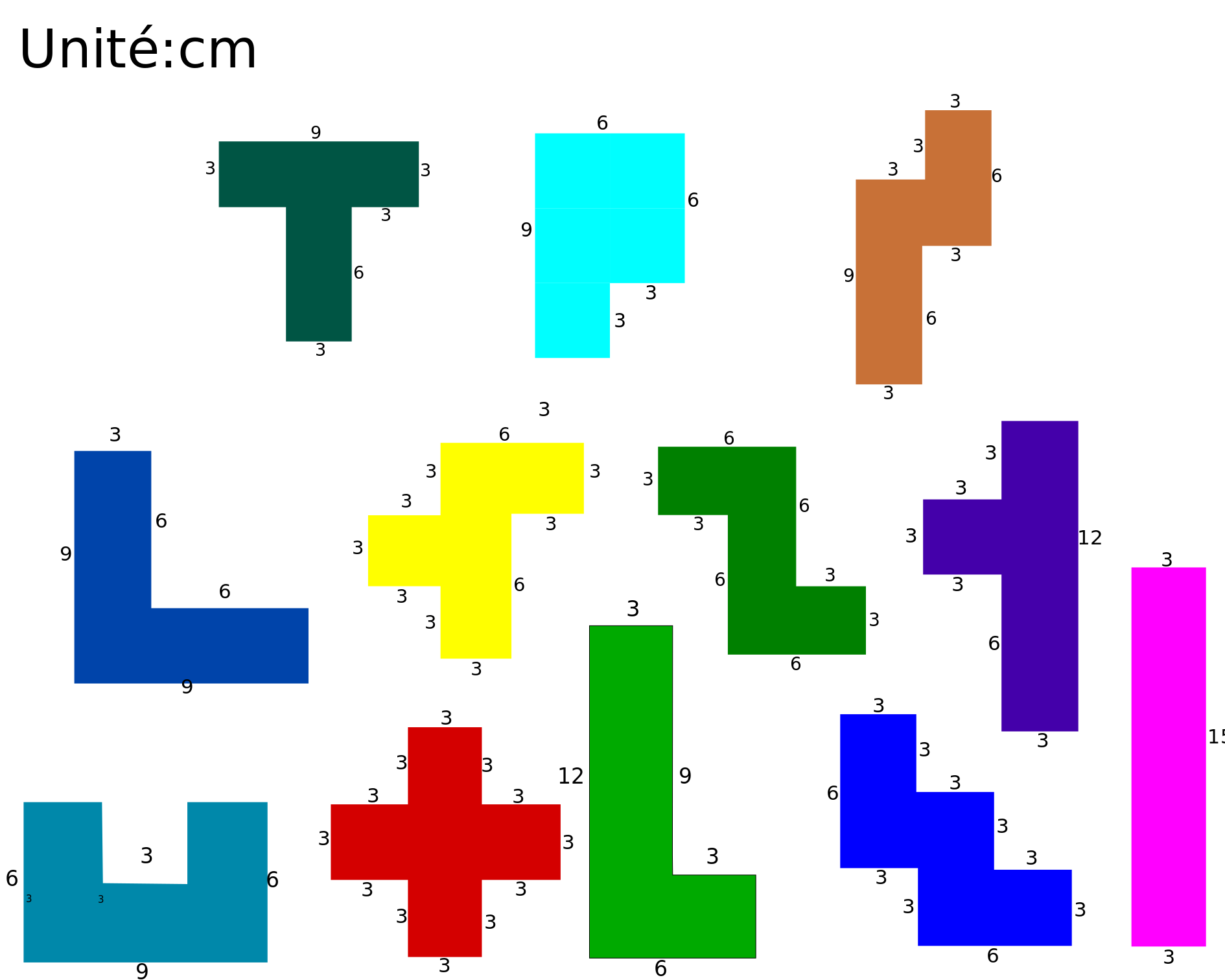 Pentominos — Pixees